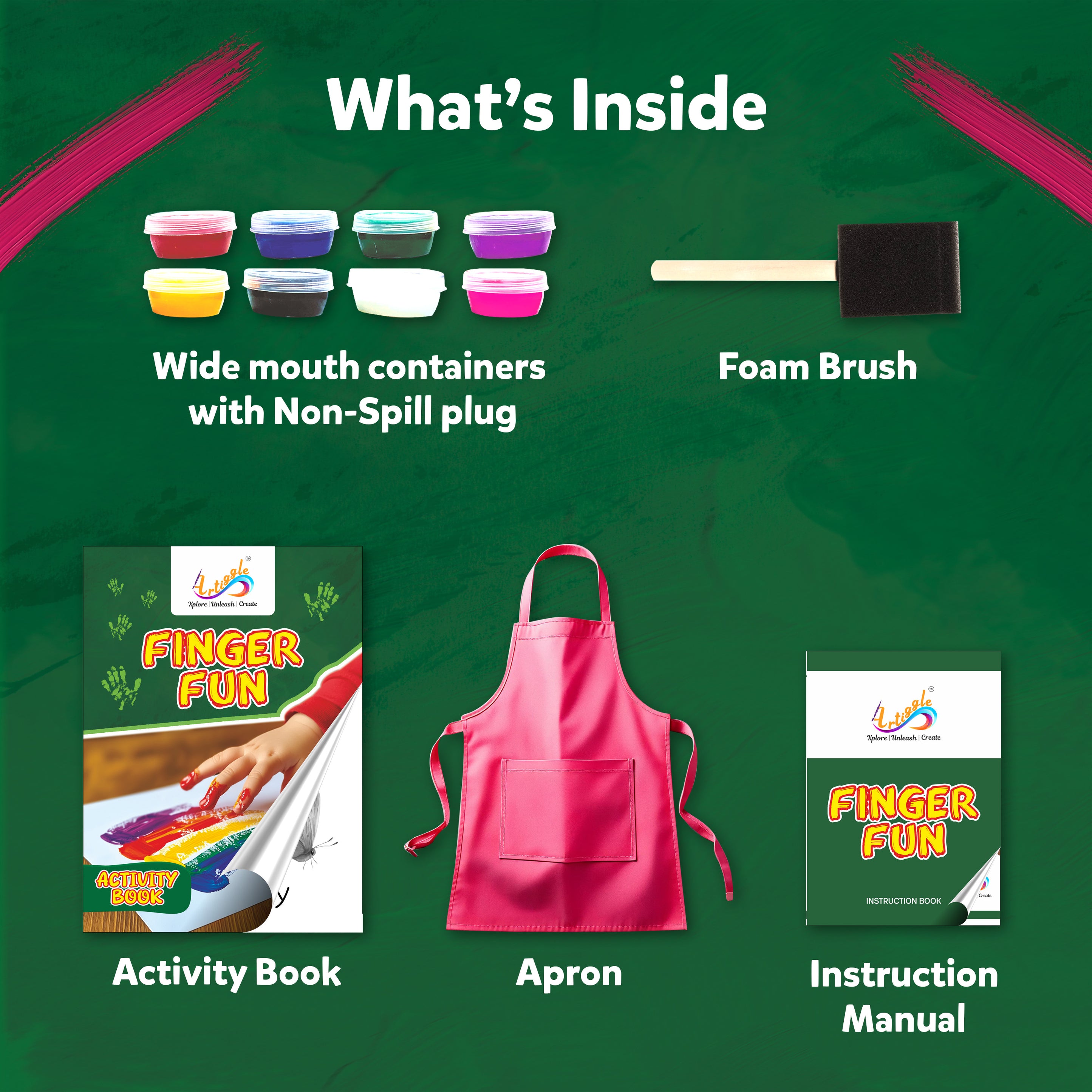 Finger Fun - Finger Painting Kit – Artiggle